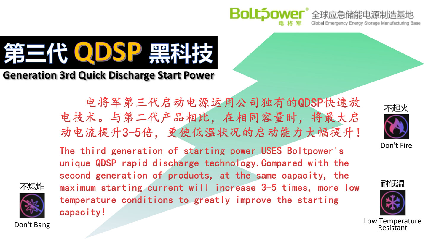 Boltpower电将军A11TCF汽车应急启动电源-广东电将军能源有限公司